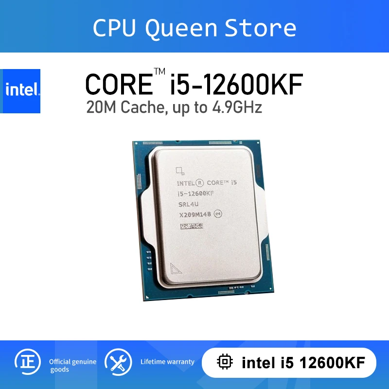 Intel® Core™ i5 12600KF Processor 10 cores, 16 threads, 20M Cache, up ...