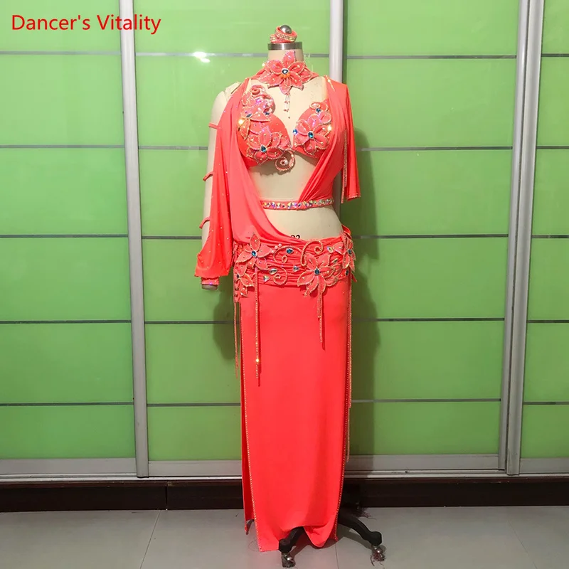 Belly-Dance-Performance-Clothes-Set-Cusomzied-Belly-Dancing-Shaabi ...