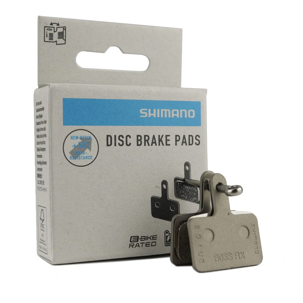 SHIMANO B05S Brake Pads for MTB Bike DISC Brake Pad Resin B05S-RX Wide ...