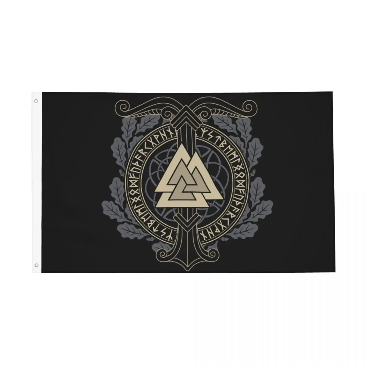 Norse-Runes-Flag-Double-Sided-Outdoor-Banner-Viking-Valkhut-2-Grommets ...