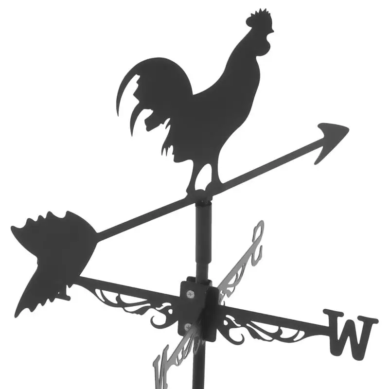 Metal-Rooster-Weathervane-Weather-Vane-Yard-Garden-Barn-Ornament ...