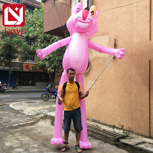 Pink Panther Cartoon Walking