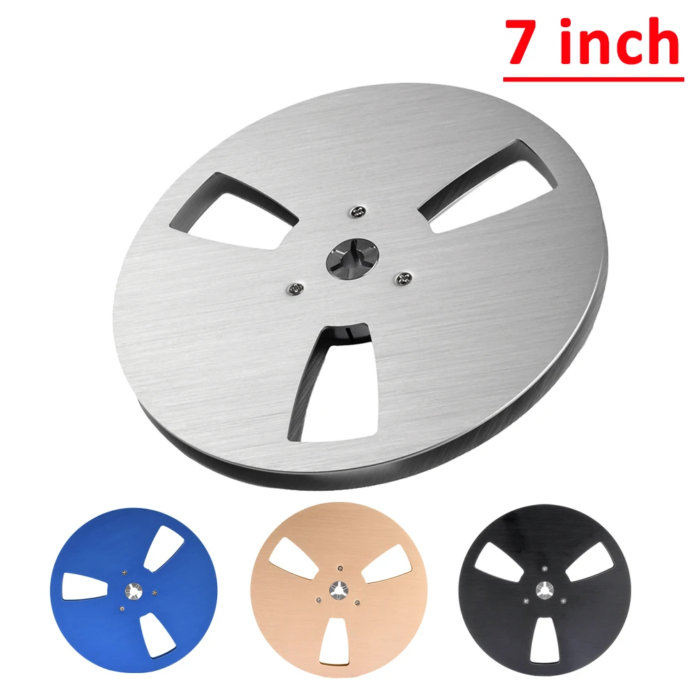 7-Inch-Takeup-Reel-Empty-Aluminum-Alloy-Take-Up-Reel-to-Reel-Small-Hub ...