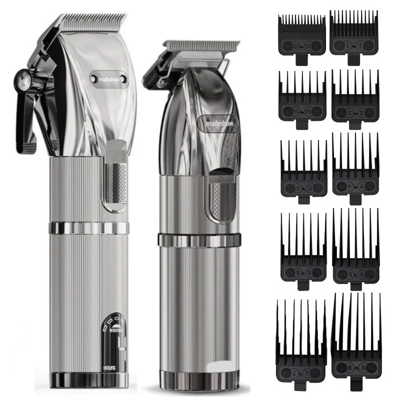Madeshow-M5f-Professional-Cordless-Cabelo-Trimmer-para-Homens-Hair ...