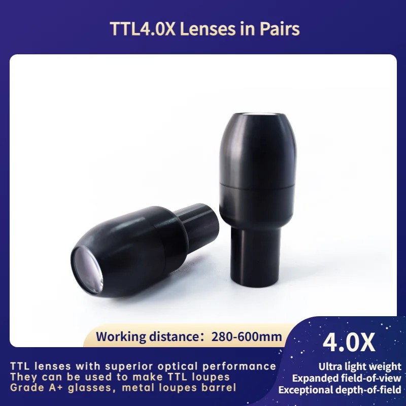 Burite-New-Arrival-TTL-Loupes-4-0X-Lenses-In-Pairs-4X-TTL-Through-The ...