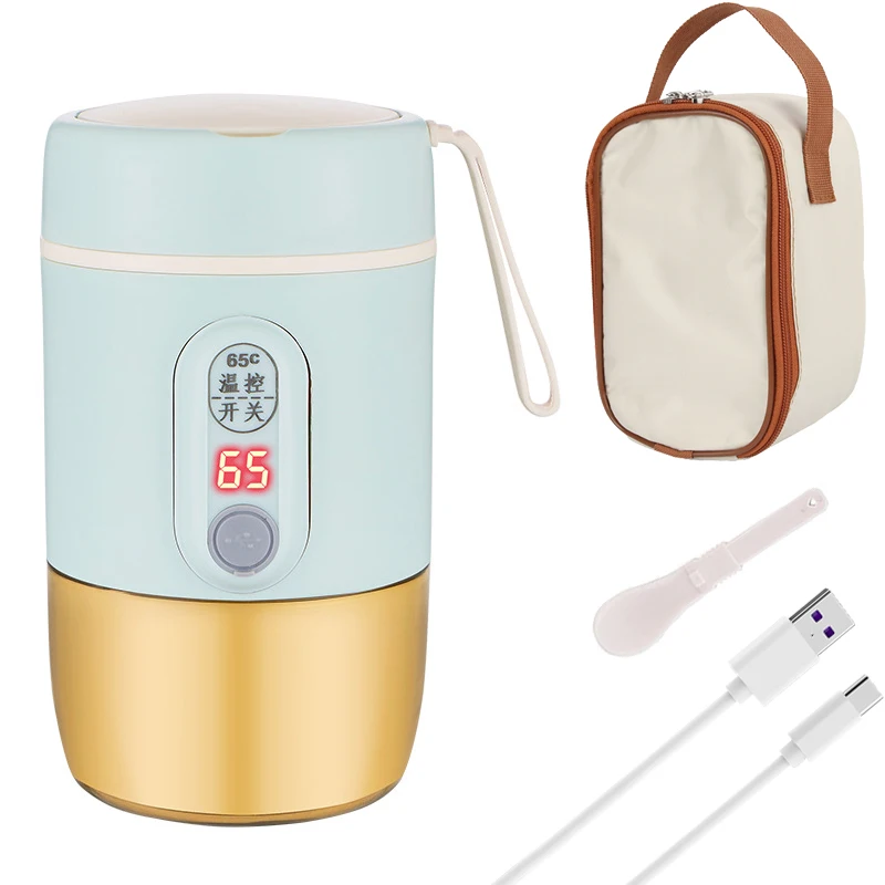 Digital-Display-USB-Type-C-Electric-Lunch-Box-Heater-3-Gear-12V-24V-5V ...