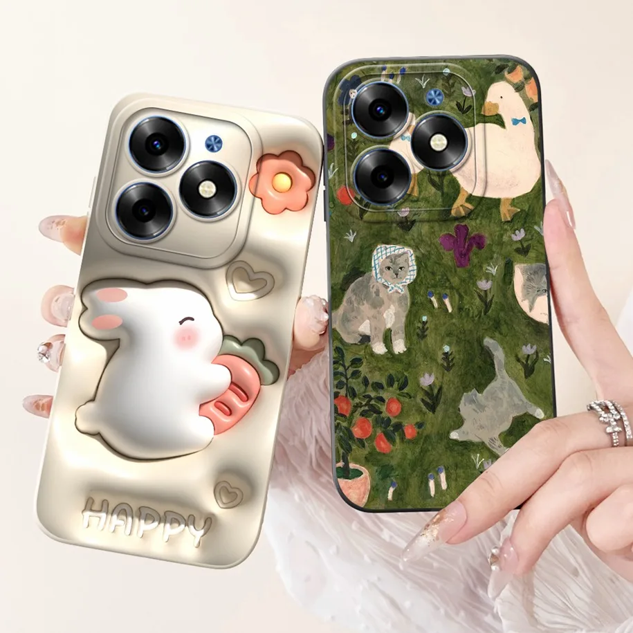 Funda-de-TPU-para-Infinix-Smart-8-Plus-carcasa-con-conejo-encantador ...