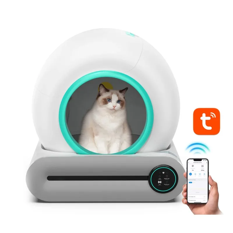 Automatic-Smart-Cat-Litter-Box-Self-cleaning-Cats-Toilet-App-Control ...