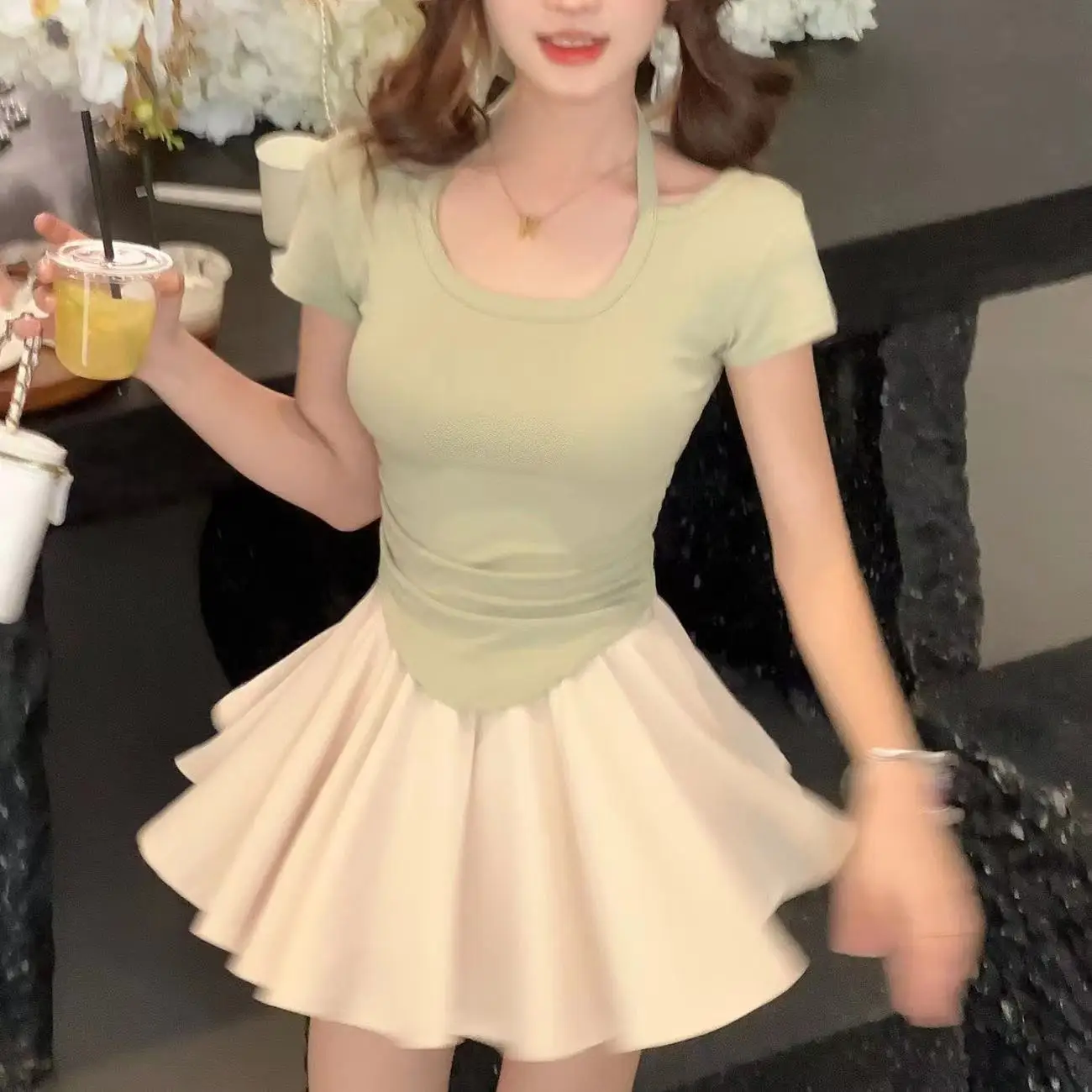 Mini-Skirt-Invisible-Open-Crotch-Outdoor-Sex-Nightclub-Club-High-Waist ...