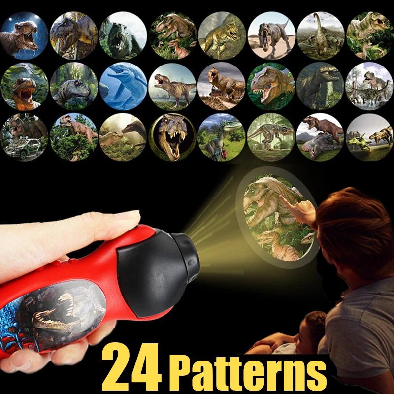 Pictures Projection Flashlight | Dinosaur Projector Flashlight ...