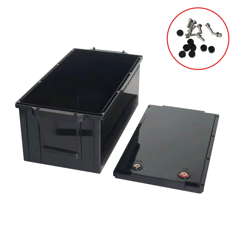 12V 24V Solar Cells RV Battery Storage Boxes Case Screw fixing 90Ah ...