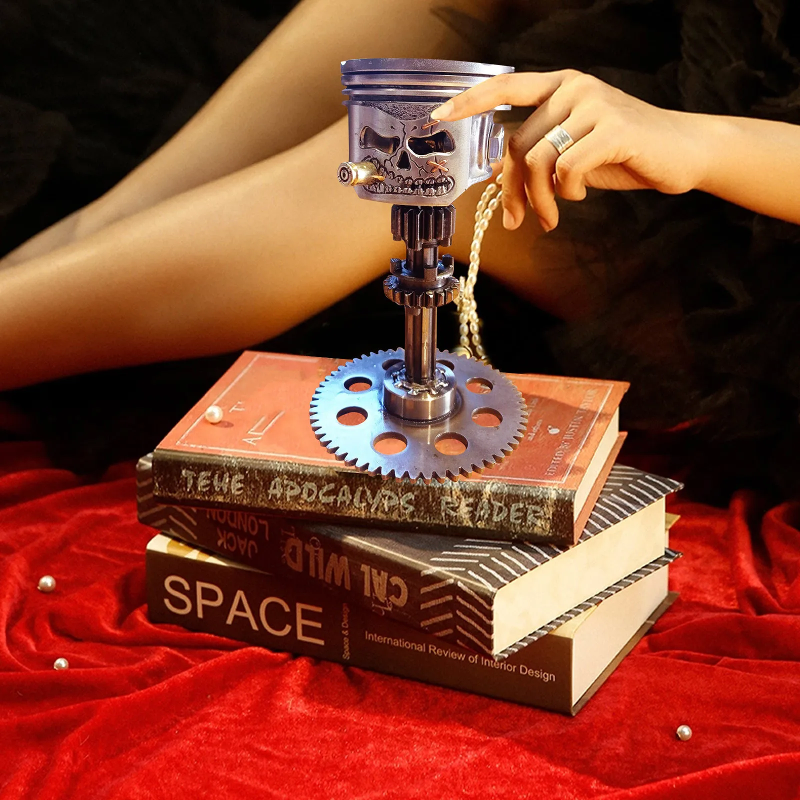 Carving Piston Skull Face Realistic Skull Sculpture Skull Man Head ...