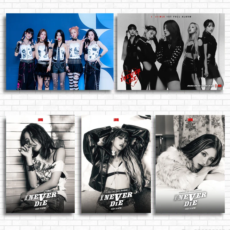 Kpop-GIDLE-G-I-DLE-Girls-poster-Minnie-Fans-Kpop-Stage-Album-Nxde ...