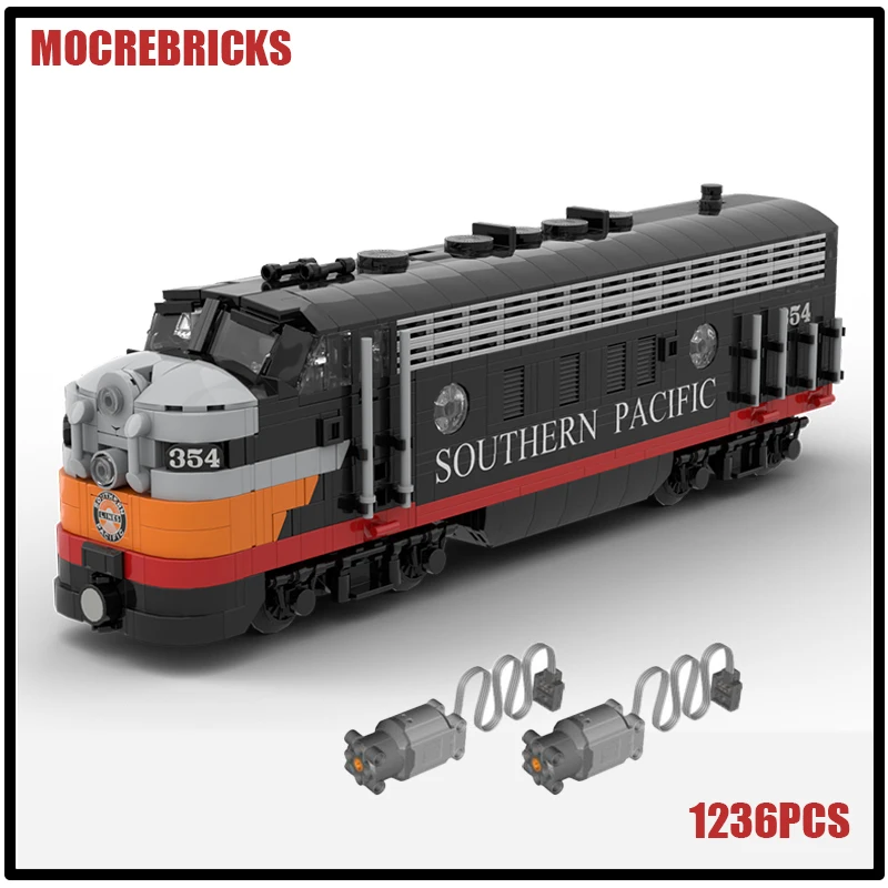 Urban-Train-SP-EMD-F7-Diesel-electric-Locomotive-With-Power-Motor ...