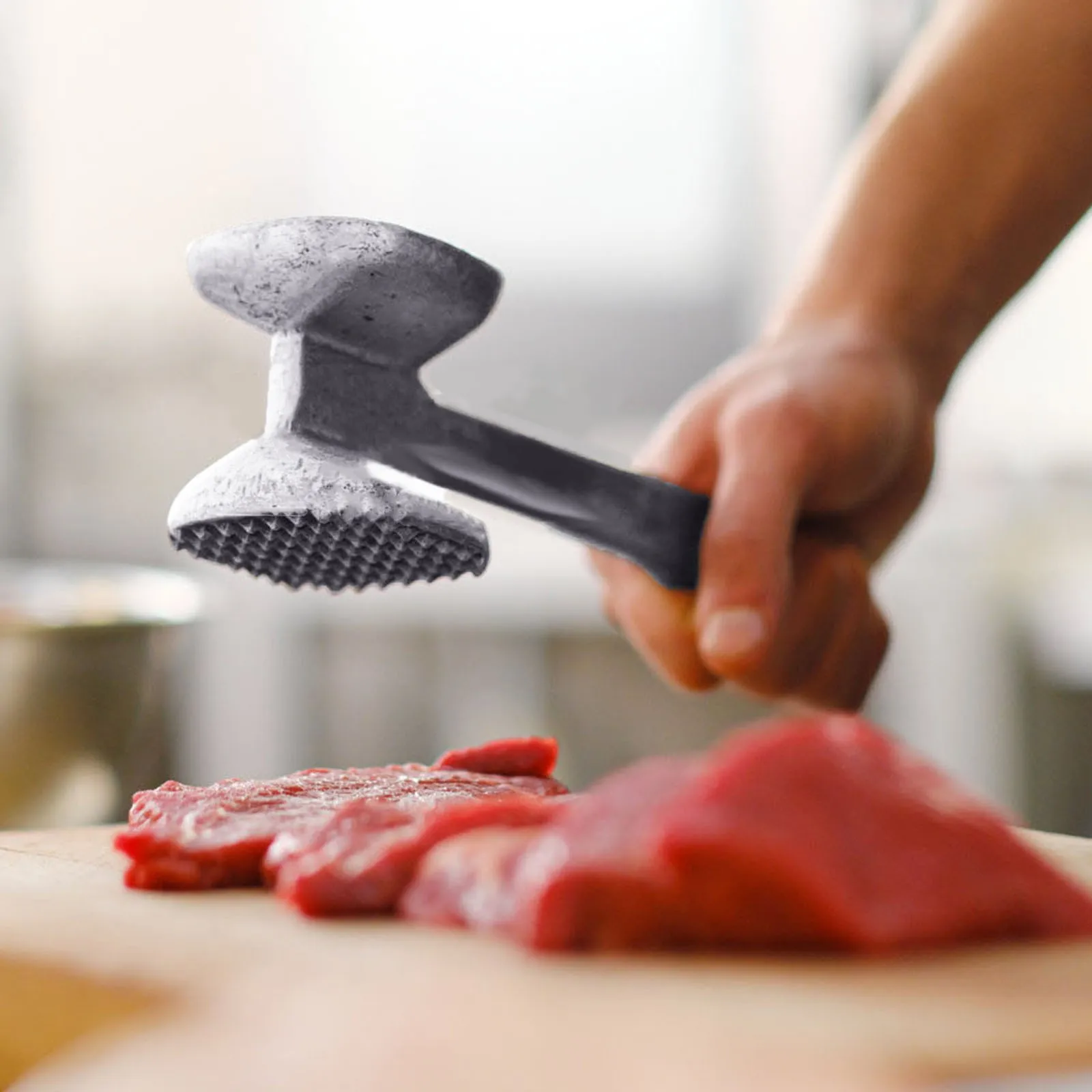 Stainless-Steel-Meat-Tenderizer-Portable-Household-Kitchen-Tools-Steak ...