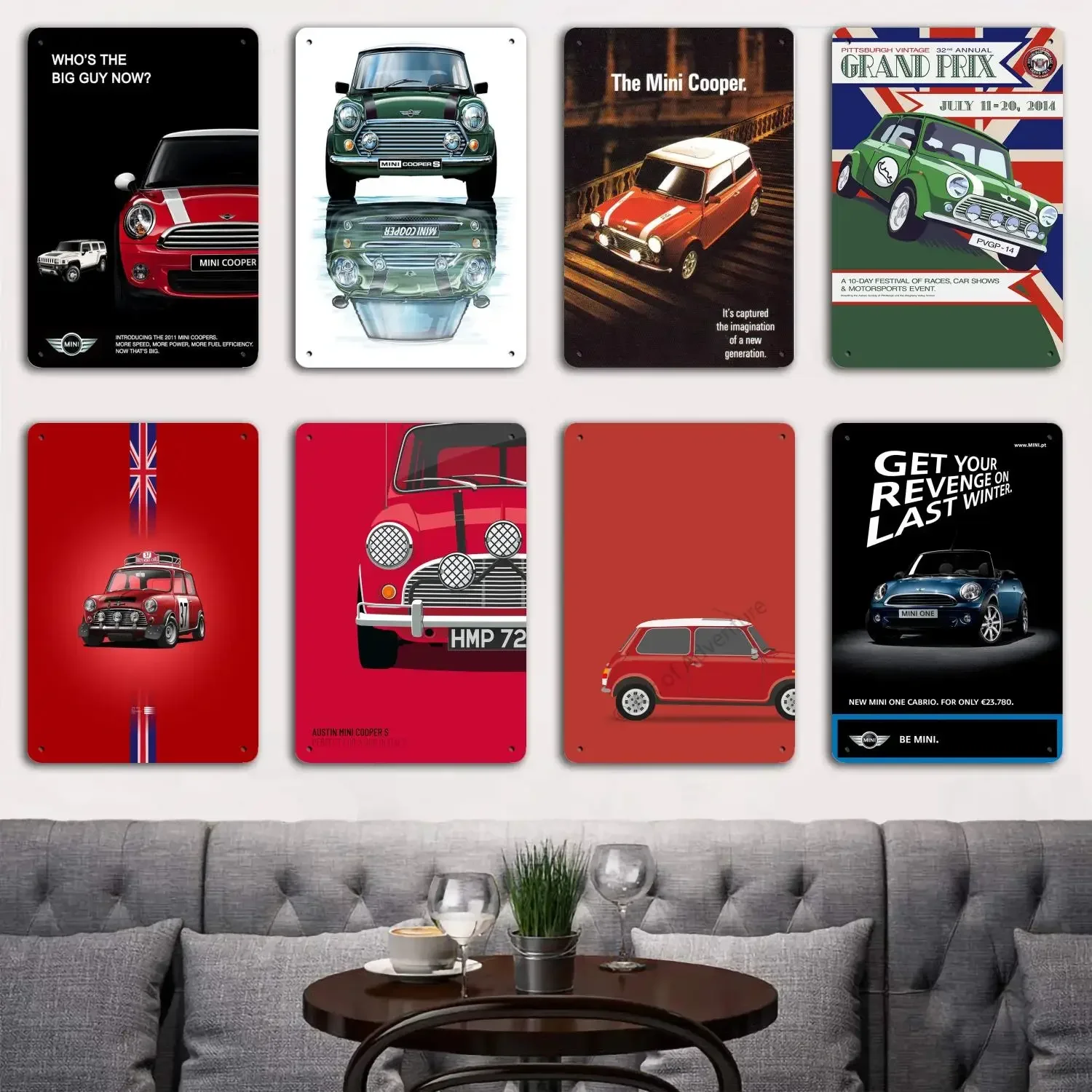 mini-cooper-Tin-Metal-Plaques-and-Signs-Wall-Decor-Captain-Poster ...