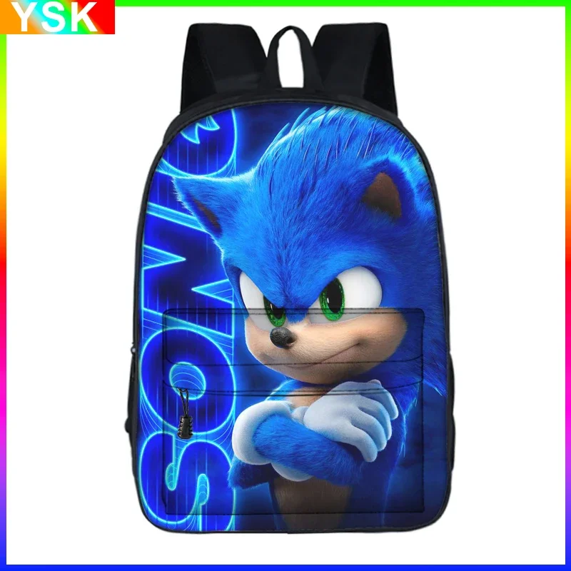 Sonic-with-Compartments-Primary-and-Middle-Students-Schoolbag-Sport ...