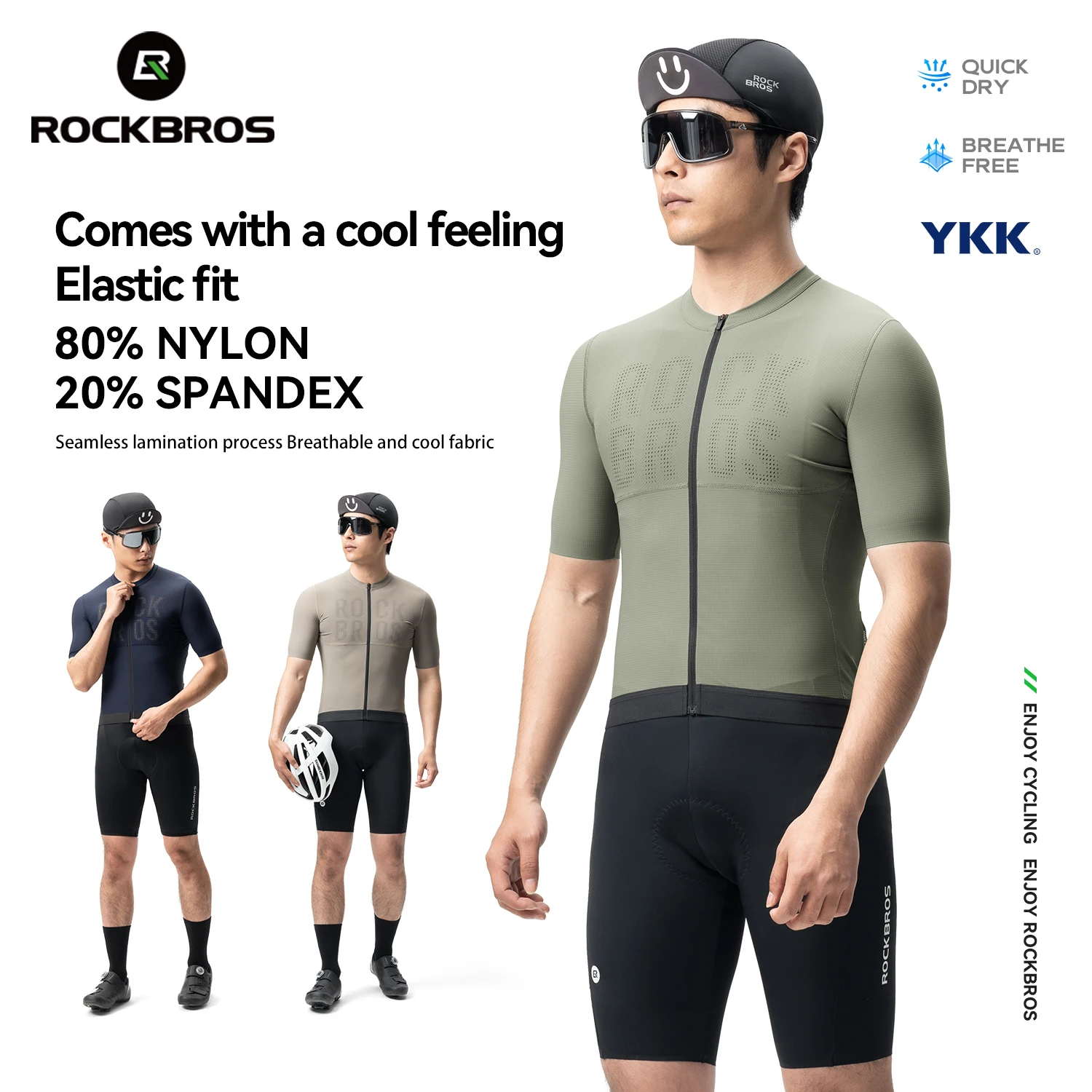 ROCKBROS-ropa de ciclismo transpirable para hombre, Jersey de manga ...