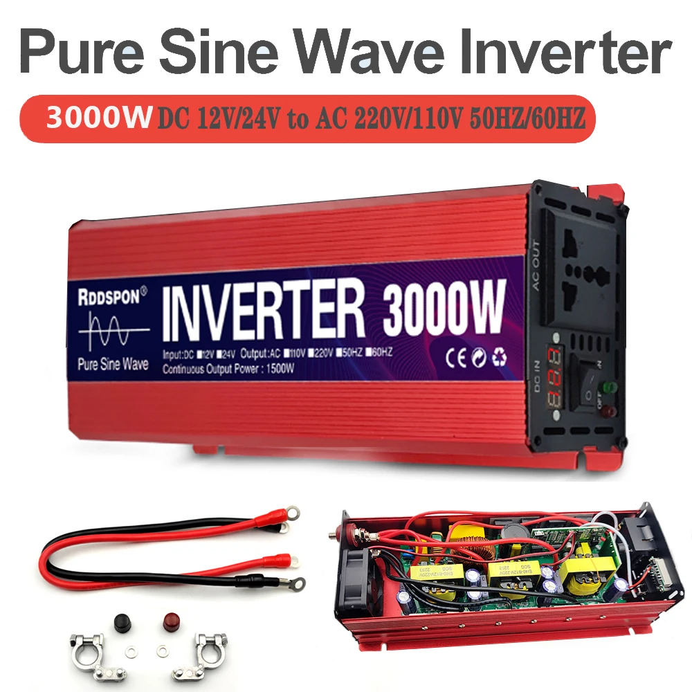 3000W-Pure-Sine-Wave-Inverter-Solar-Inverter-Portable-Power-banks ...
