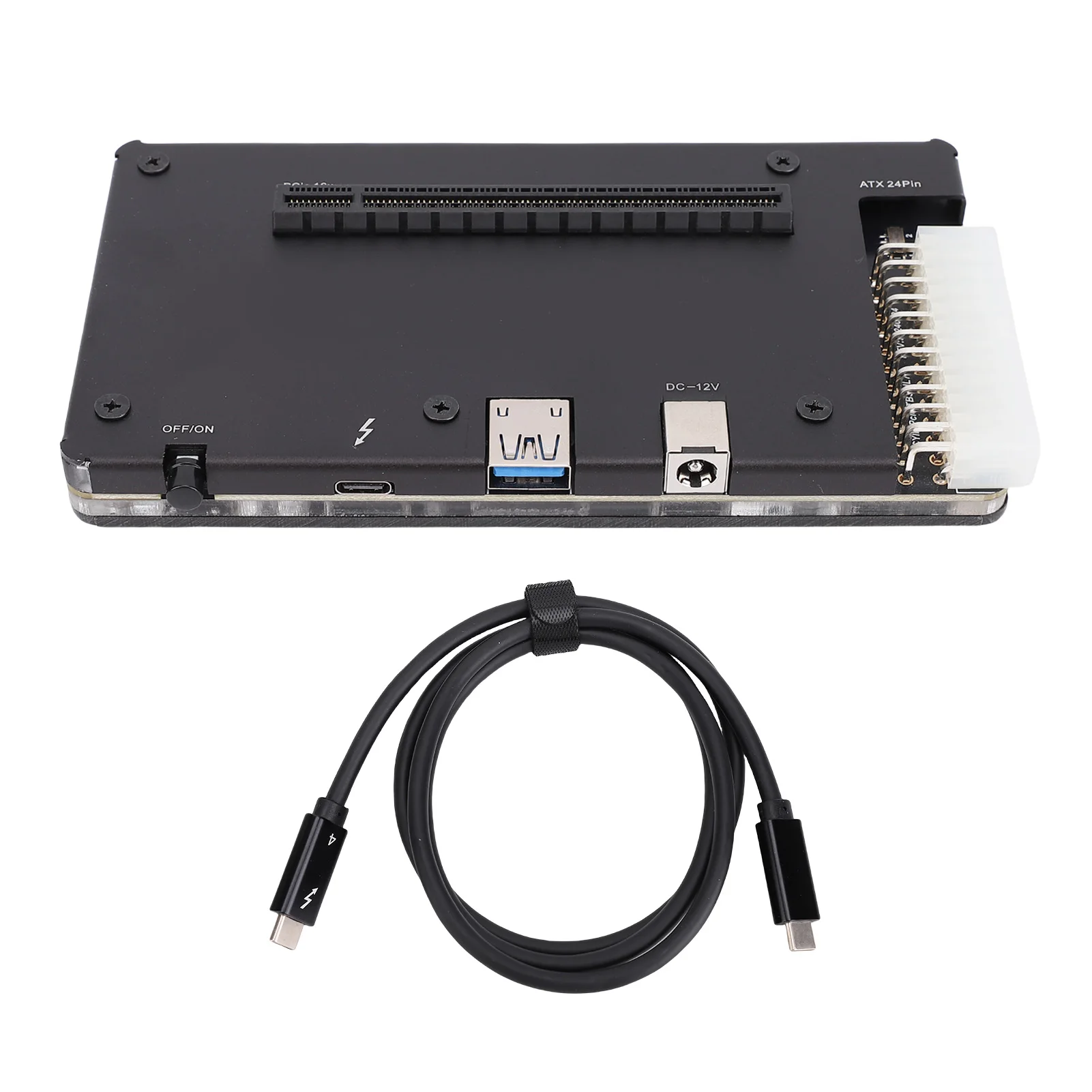 EGPU Enclosure External GPU Aluminum Alloy 24Pin PCIE Interface Easily ...