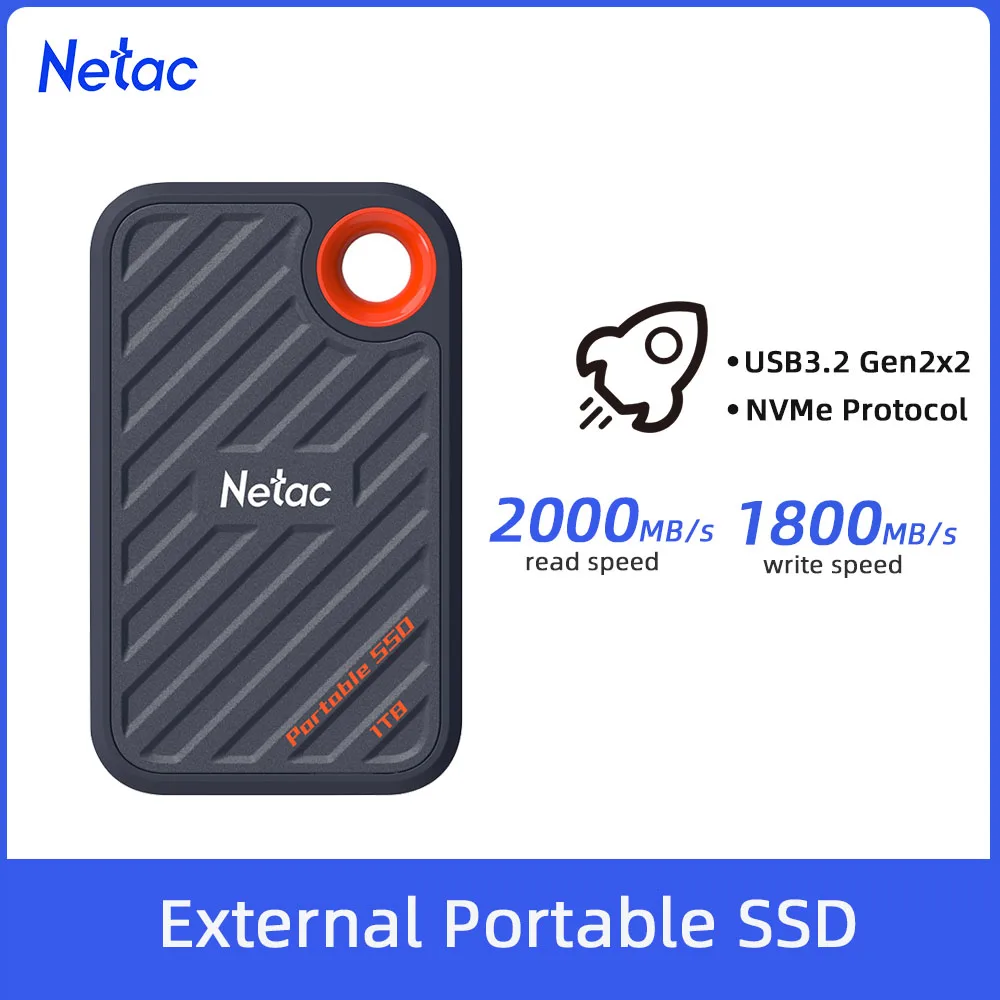 Netac-Portable-SSD-512GB-1TB-NVMe-External-Solid-State-Disk-USB3-2 ...