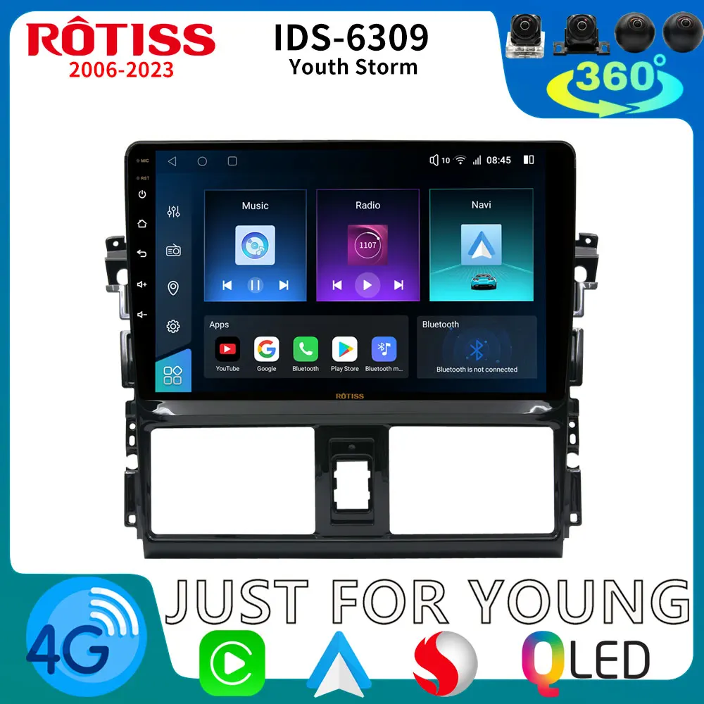 Rotiss-Qualcomm-8Core-Android-Car-Radio-GPS-For-Toyota-Yaris-Vios-XP150 ...