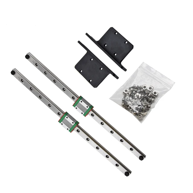 Ender3 Upgrade Y-AXIS Linear Rail Conversion Plate MGN12H 300mm Linear ...