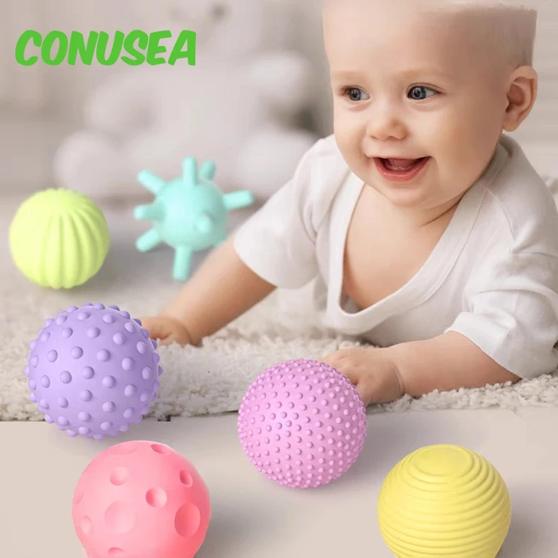 Massage-Ball-Sensory-Balls-Baby-Toy-Rattles-Toy-Textured-Hand-Touch ...
