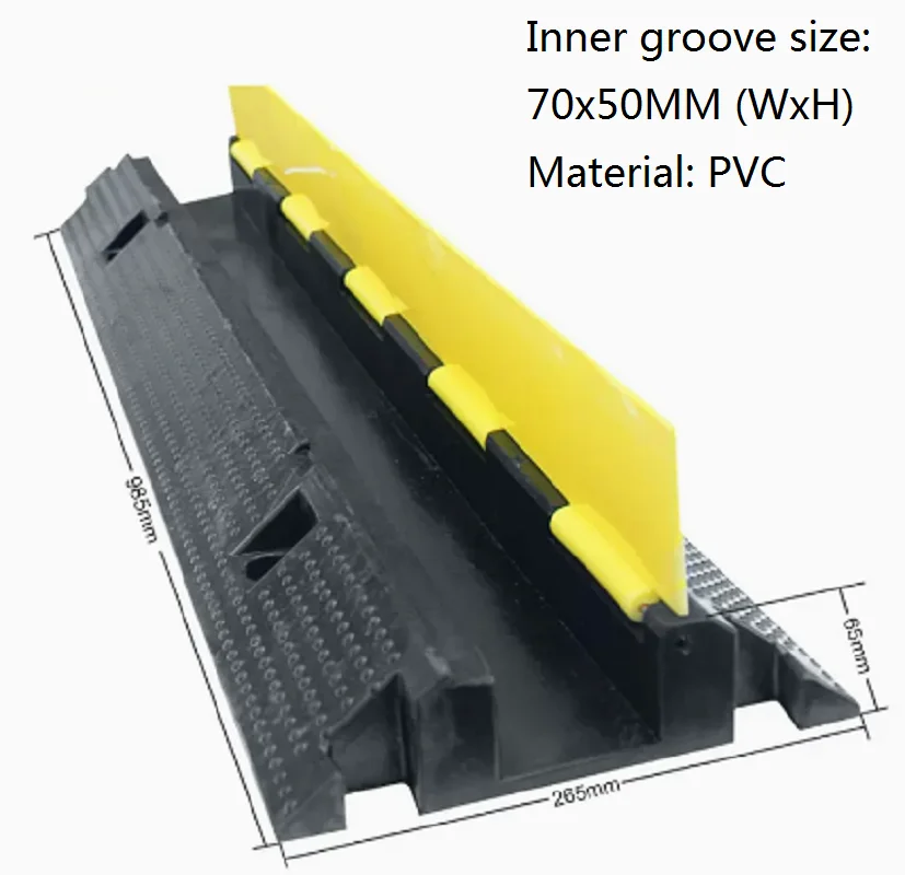 Pvc, Enlarge Wire Groove Deceleration Belt, Line Protective Cover Plate ...