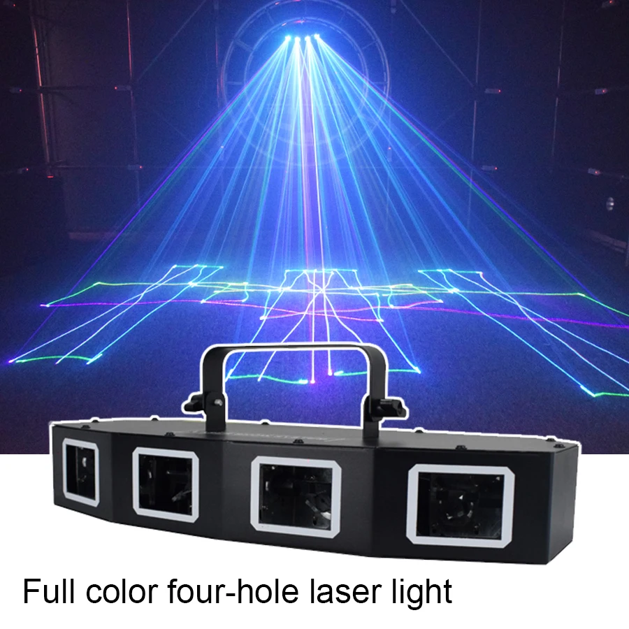 Four-Lens-RGB-3-in1-Laser-Light-DMX512-Scanning-Line-Effect-Stage ...