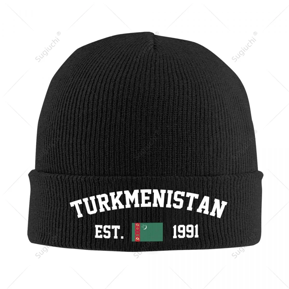 Unisex-Turkmenistan-EST-1991-Knitted-Hat-For-Men-Women-Boys-Winter ...