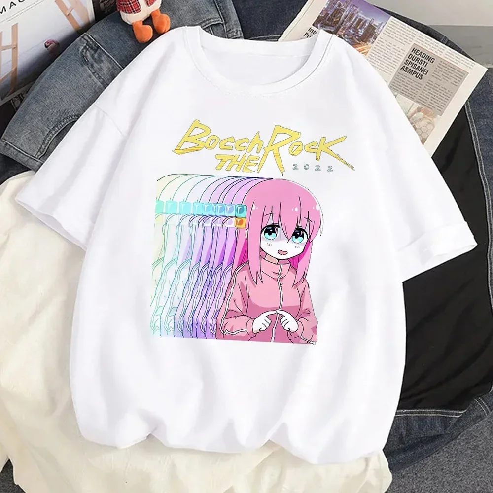 Bocchi-the-Rock-Hitori-Bocchi-t-shirt-women-comic-top-female-2000s ...