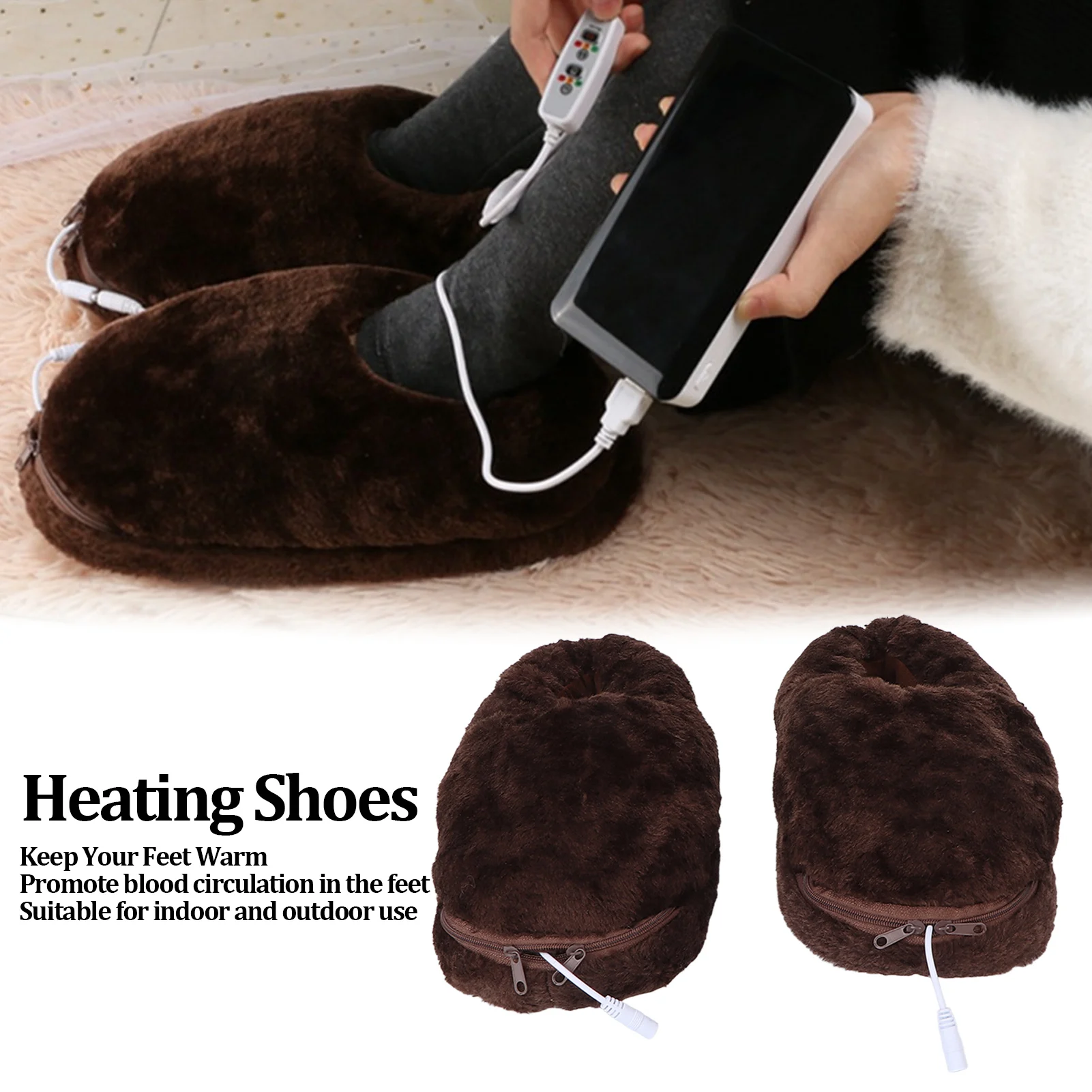 Adjustable Electric Heated Slippers for Men and Women – YoloGoodies.com