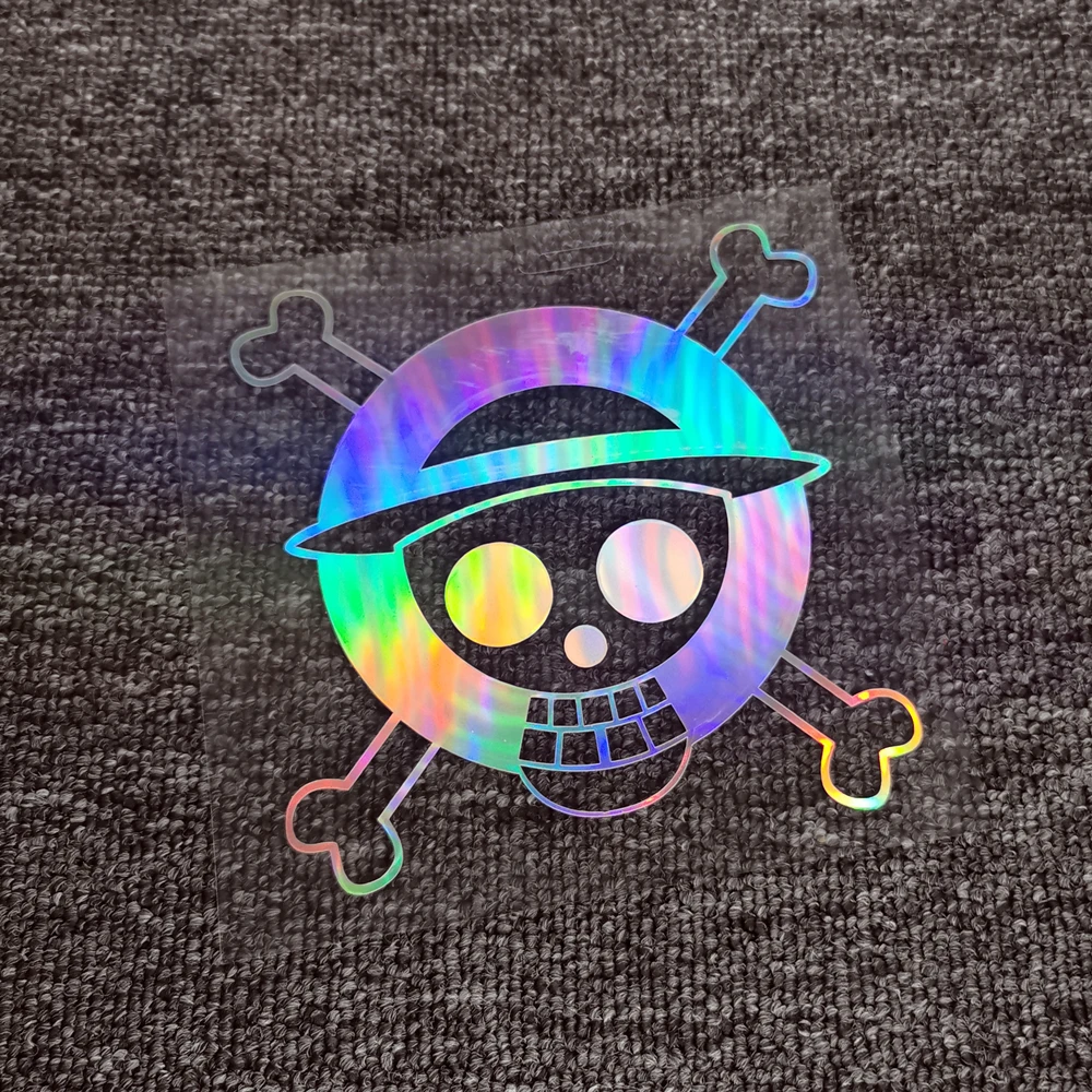 Car-Stickers-Luffy-Pirates-Anime-Funny-Reflective-Decoration-For-Fuel ...
