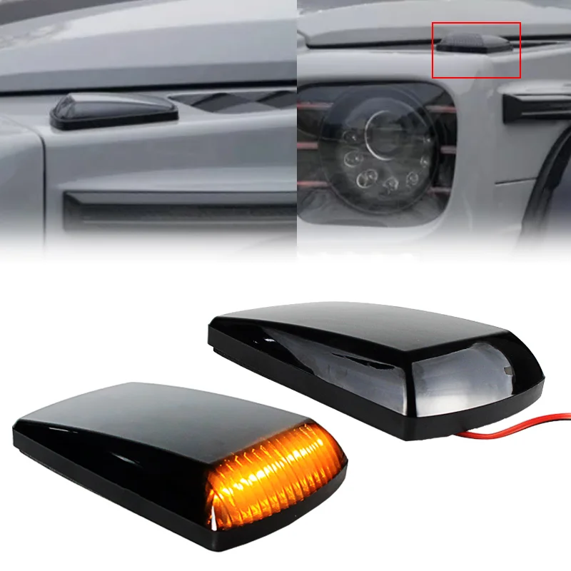 Two pieces front corner blinker lamps for Mercedes-Benz W463 W461 W460 ...