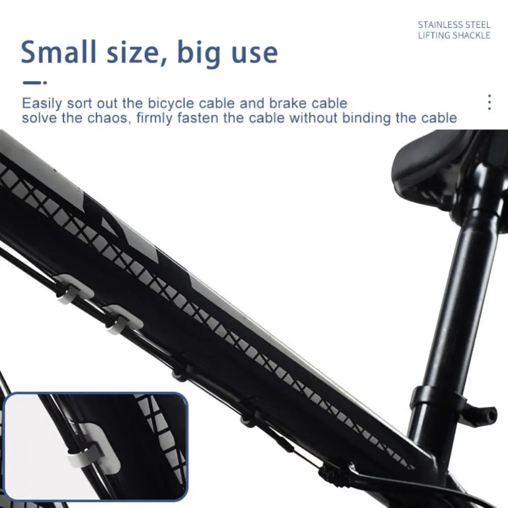 Black-Bicycle-C-Clips-U-Shaped-Snap-Outdoor-Cycling-Parts-Brake-Shift ...