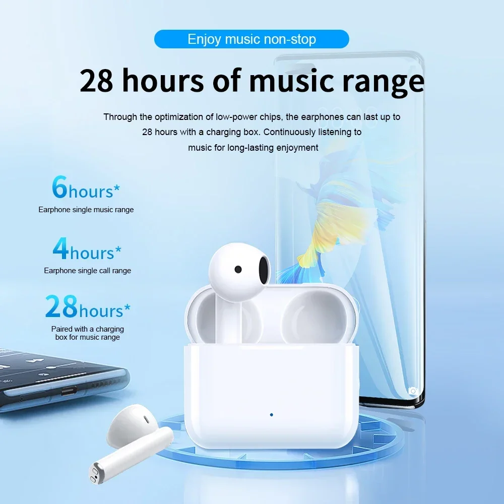 Honor-X2-TWS-Earbuds-com-2-microfone-fones-semi-auriculares-ENC-jogo-de ...
