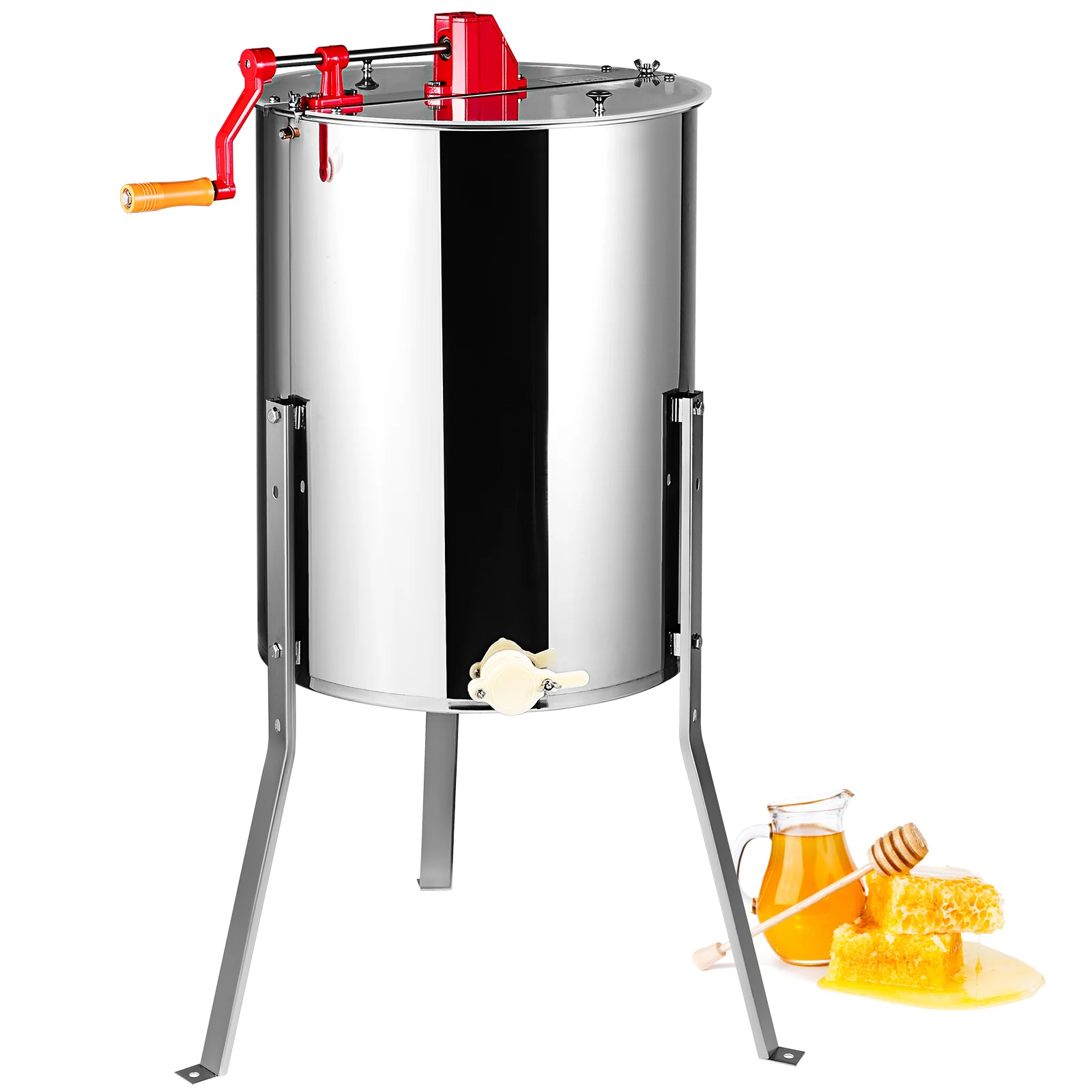 VEVOR-Honey-Extractor-4-8-Frame-Electric-Stainless-Steel-Honeycomb ...