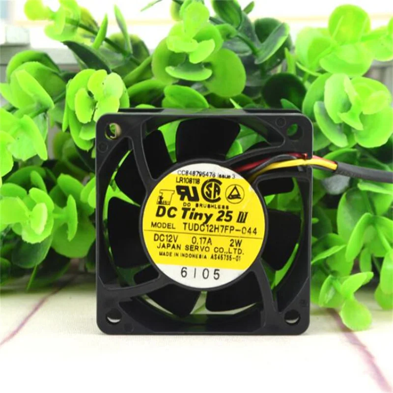SERVO TUDC12H7FP-044 12V0.17A 6CM 6025 Three-line double ball cooling ...