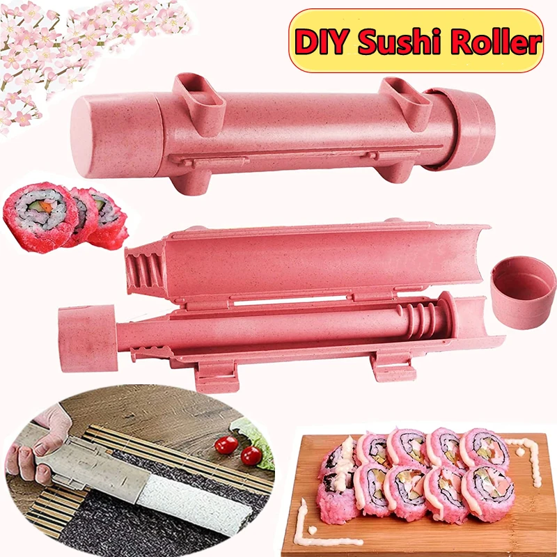 Newest Professional Sushi Maker Roller Quick Rice Vegetable Meat DIY ...