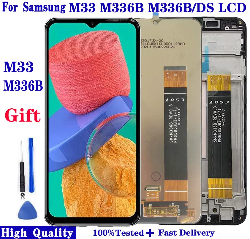 Per-6-6-For-Samsung-Galaxy-M33-M336B-M336B-DS-LCD-Display-Screen ...