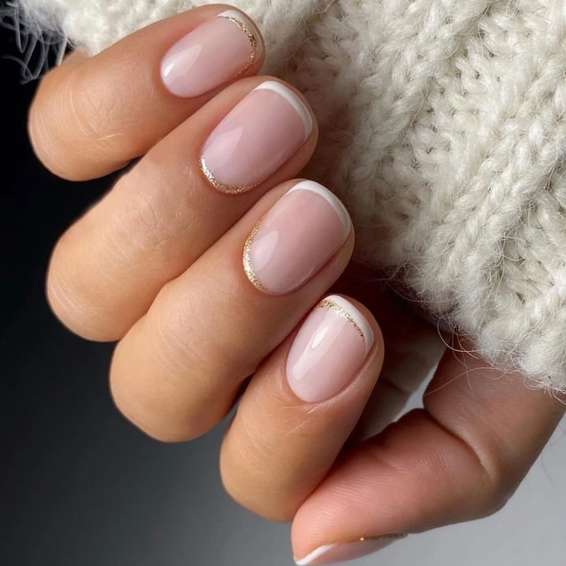 Square Round Acrylic Nails