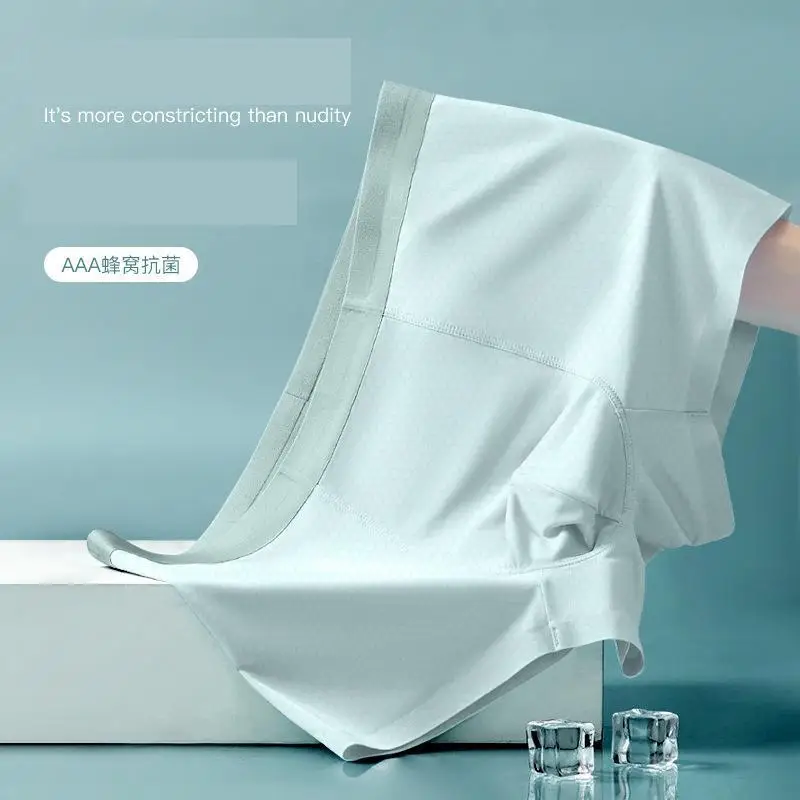 Three-pack-ultra-thin-ice-silk-nylon-traceless-panties-men-s-solid ...