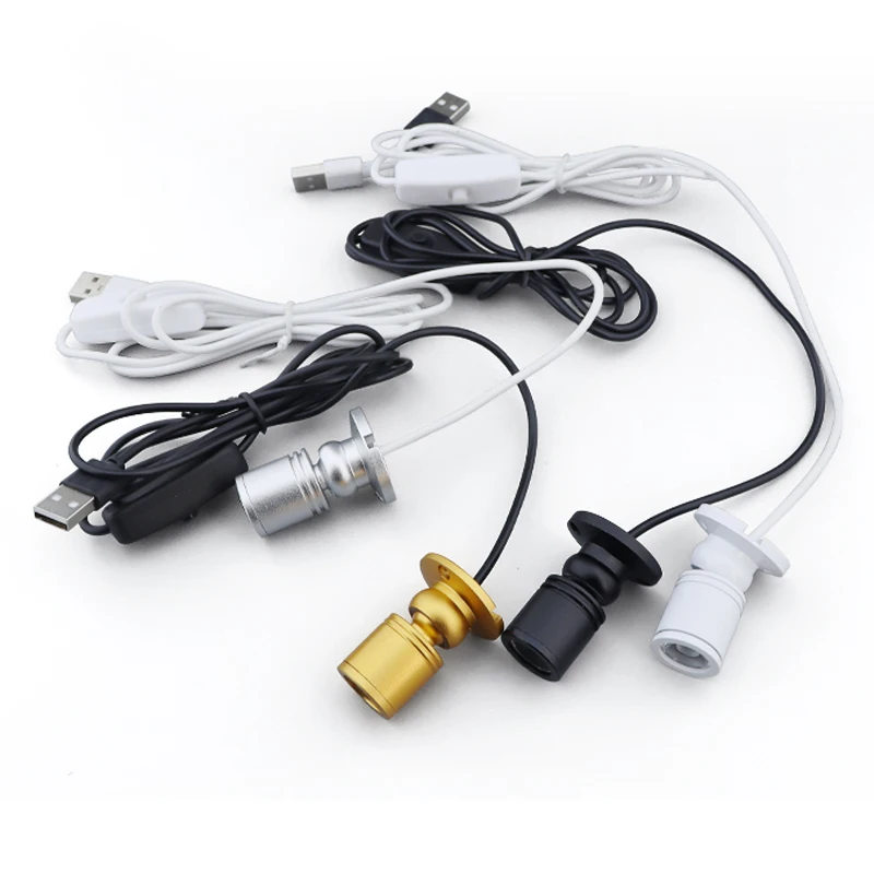 Led-USB-Spotlight-3W-DC5V-Jewelry-Cabinet-Showcase-Counter-Lamp-Surface ...