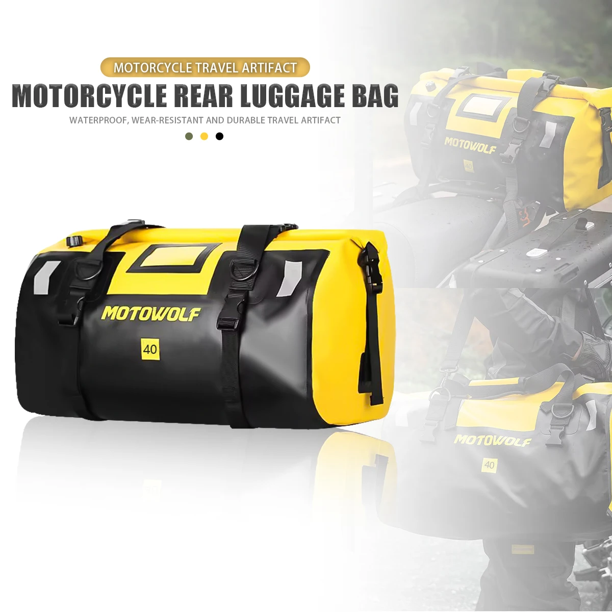 Motorcycle-Waterproof-Tail-Bag-Travel-OutdoorDry-Luggage-Roll-Pack-Bag ...