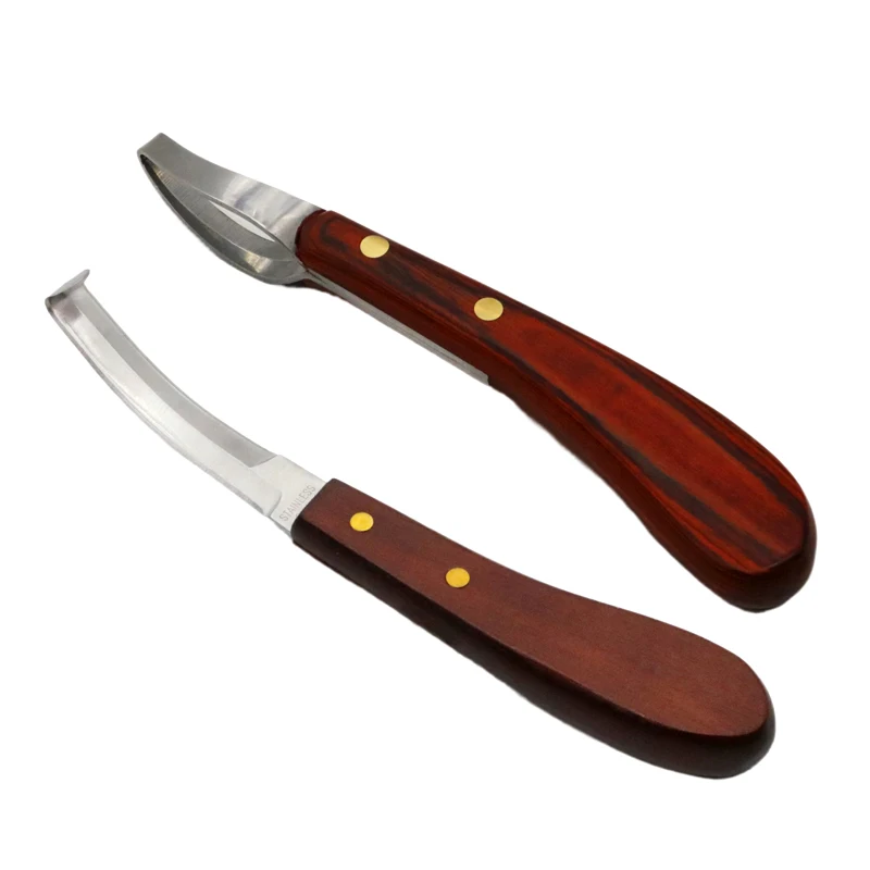 2-Pcs-Horse-Loop-Hoof-Knife-Trimmer-Blade-Sheep-Cattle-Hoof-Knife ...