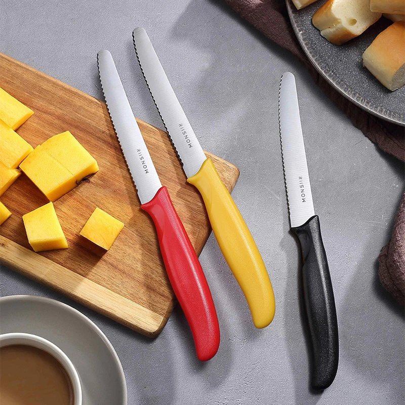 Stainless-steel-serrated-knife-household-kitchen-bread-cutter-toast ...