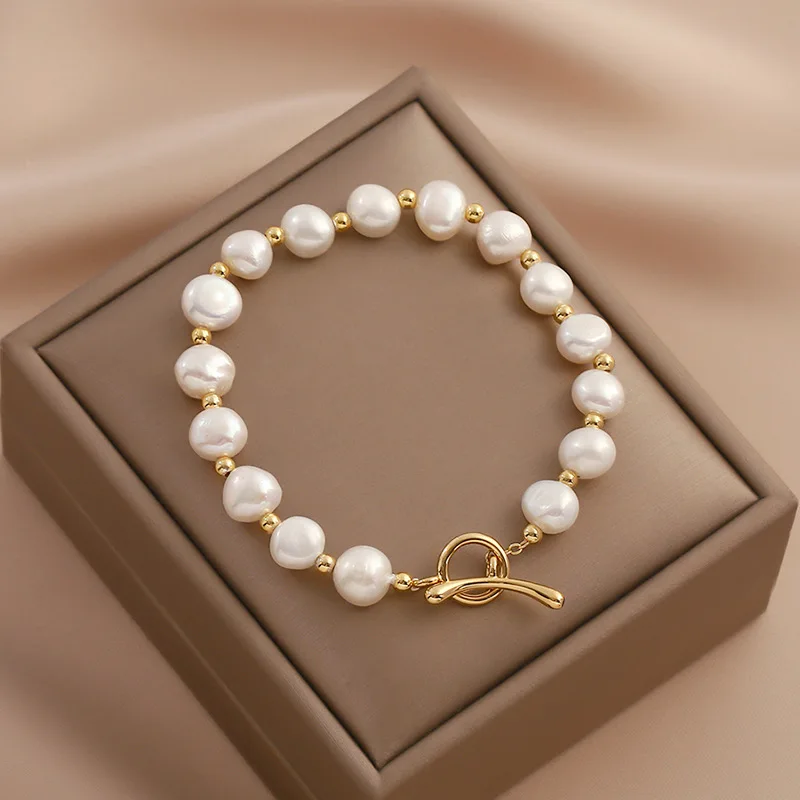 Classic-natural-pearl-bracelet-women-s-exquisite-new-lucky-bracelet ...