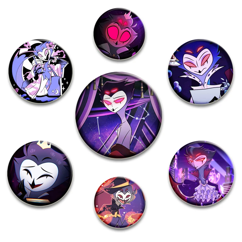 Cartoon-Anime-Helluva-Boss-Button-Pin-Stolas-Character-Badge-Brooch-for ...