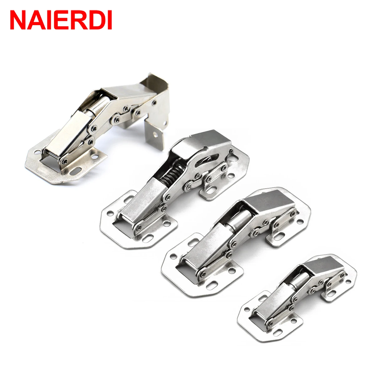 NAIERDI Cabinet Hinge 90 Degree No-Drilling Hole Cupboard Door ...